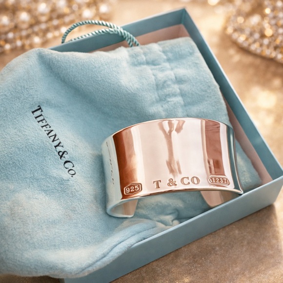 Tiffany & Co. | Jewelry | Tiffany Co Sterling Silver Cuff Bracelet ...